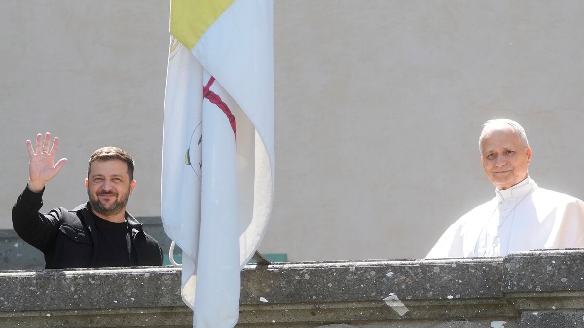 Papst Leo empfängt Selenskyj in Castel Gandolfo - DOMRADIO.DE